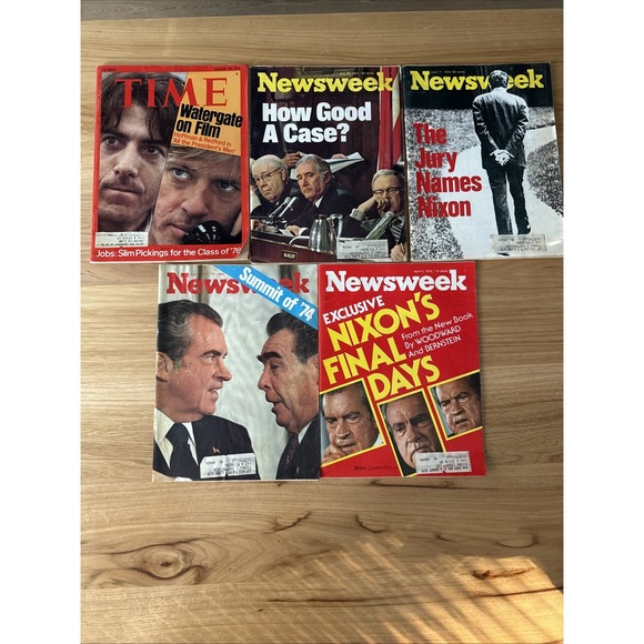 Accents | Vintage 1974 1976 Time Newsweek Weekly Magazine Lot Of 5 ...